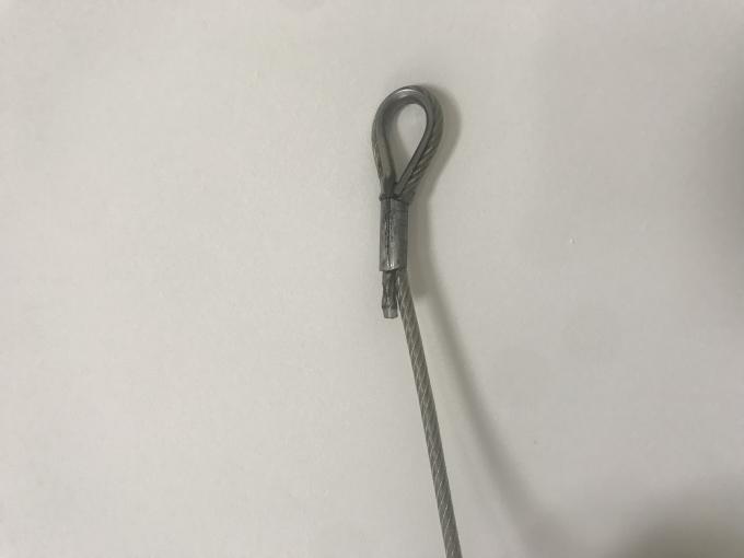 Solar Plastic PVC/PEC coated galvanized steel wire rope lifting sling