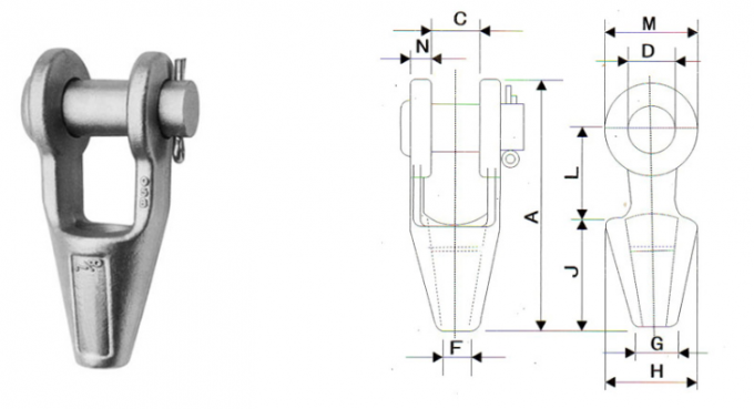 Galvanized Wire Lifting Slings End With Open Spelter Socket - Open ...