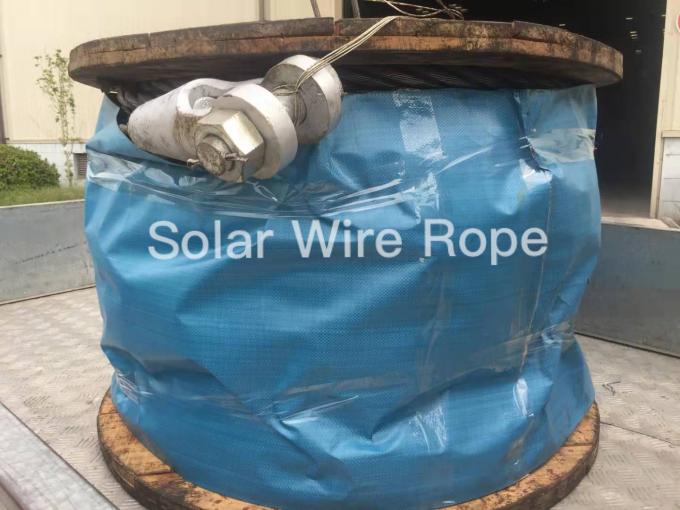 Heavy Duty IWR/IWS/FC Core Marine Grade Steel Wire Rope With Thimble Slings