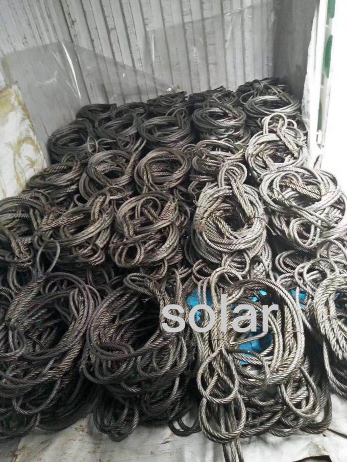 10mm-80mm Steel Wire Man Hand Spliced soft Eye, Loop Loop sling ...