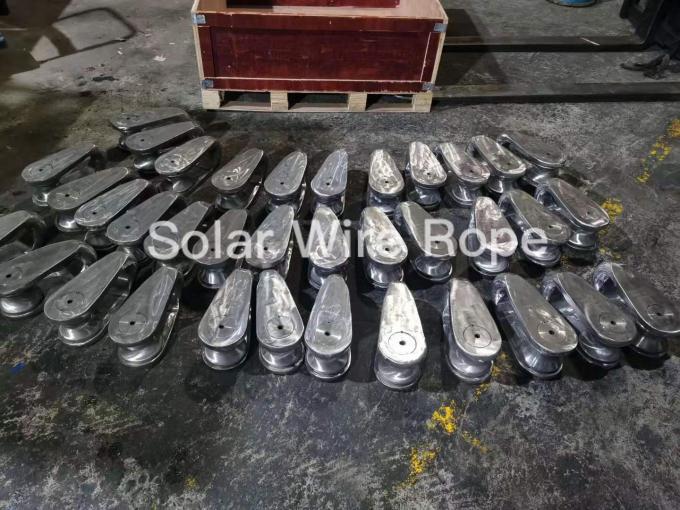 Forged Mandal Fairlead Shackle , Galvanized Steel Tonsberg Mooring Link