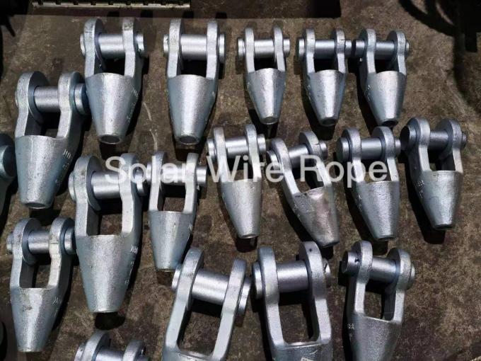 Big Size Galvanized Wire Rope Fittings Open Spelter Sockets US Standard