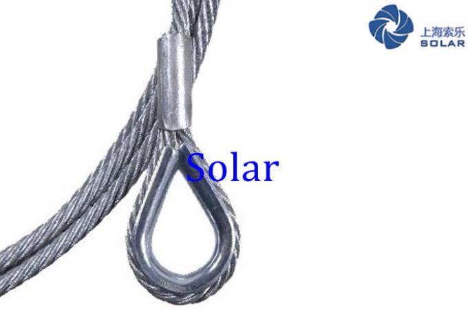 Hard Eye And Hard Eye Wire Rope Sling Both End With Heart Shaped Thimble